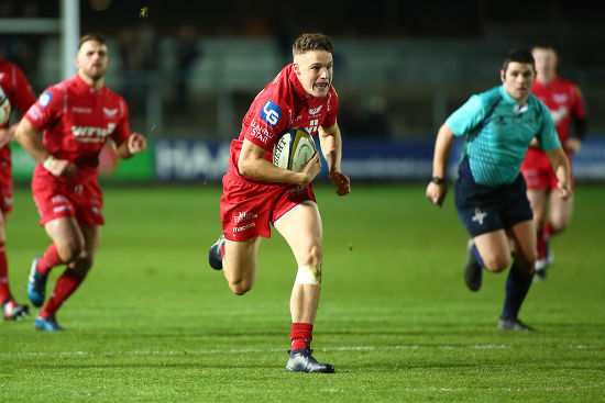 Tom Lewis Scarlets Races Score Try Editorial Stock Photo - Stock Image ...