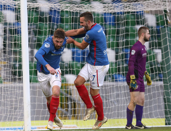 Linfield Vs Coleraine Linfields Mark Stafford Editorial Stock Photo ...
