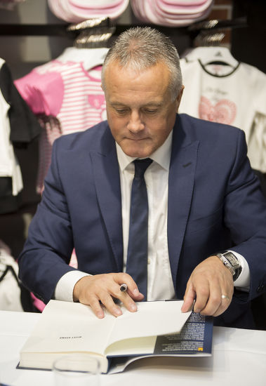 Commercial Marketing Micky Adams Signs His Editorial Stock Photo ...