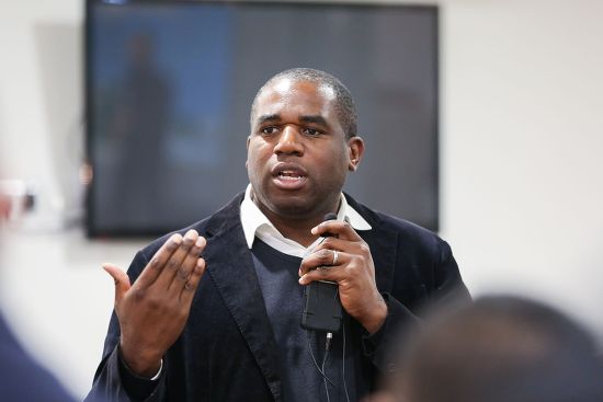 David Lammy Mp Tottenham Speaking Event Editorial Stock Photo - Stock ...