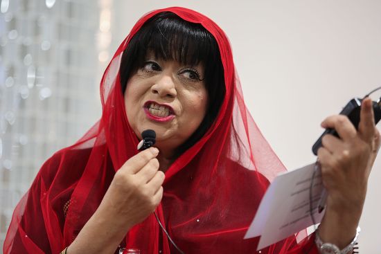 Mrs Bibi Khan Secretary Mosque Speaking Editorial Stock Photo - Stock ...