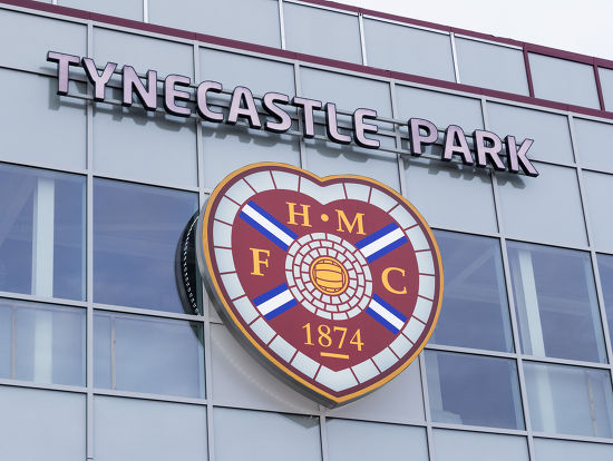 Heart Midlothian Fc Club Crest On Editorial Stock Photo - Stock Image ...