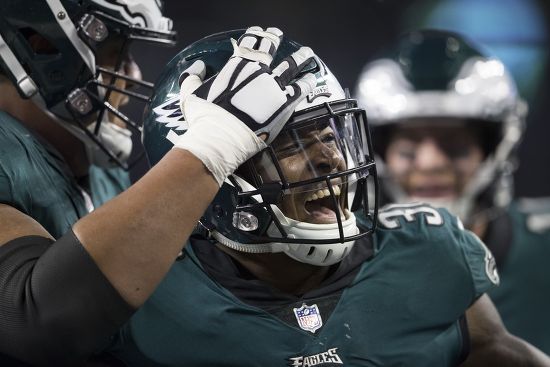 Corey Clement Philadelphia Eagles Running Back Editorial Stock Photo ...
