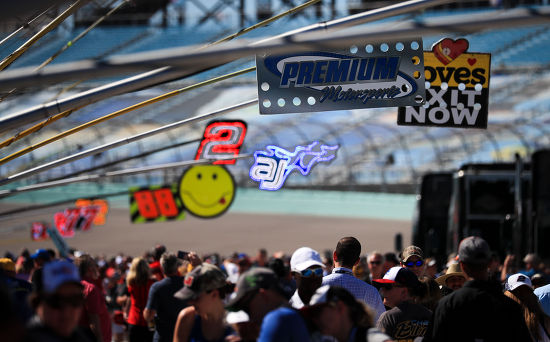 Crowd Walks Along Pit Stop Area Editorial Stock Photo - Stock Image ...