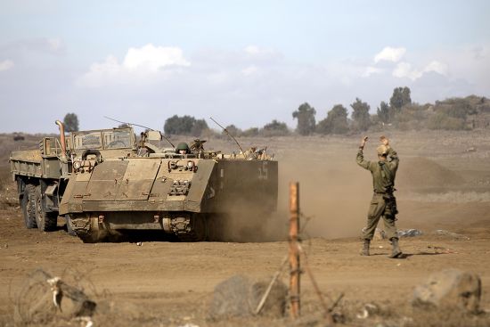 Israeli Armored Personnel Carrier Apc Take Editorial Stock Photo ...
