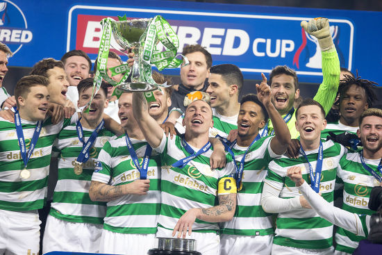Celtic League Cup Winners Lift Cup Editorial Stock Photo - Stock Image ...