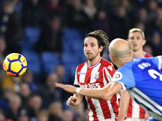 Joe Allen Stoke During Premier League Editorial Stock Photo - Stock ...