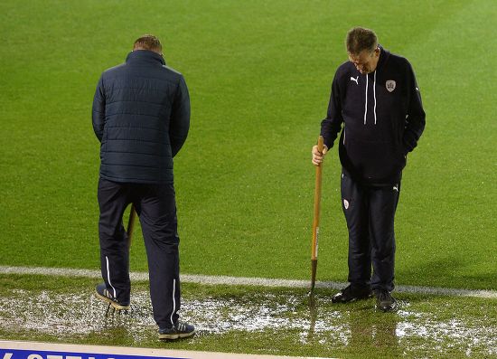 Ground Staff Use Forks On Wet Editorial Stock Photo - Stock Image ...