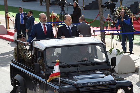 Michel Aoun Yacoub Sarraf Editorial Stock Photo - Stock Image ...