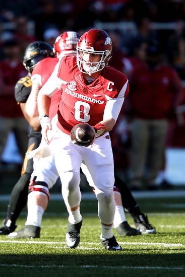 Austin Allen 8 Razorback Qb Brings Editorial Stock Photo - Stock Image ...