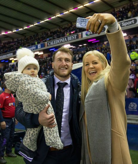 Injured Scotland Winger Stuart Hogg Poses Editorial Stock Photo - Stock ...