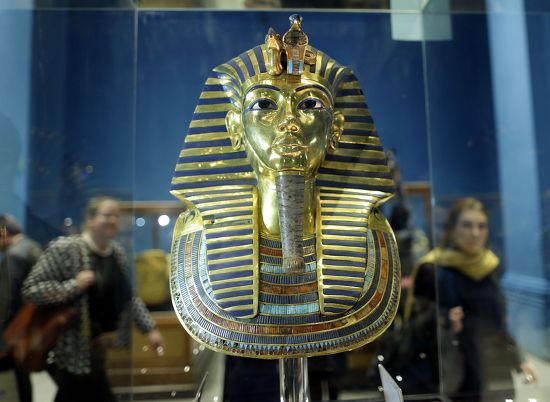 General View Golden Mask King Tutankhamun Editorial Stock Photo - Stock ...