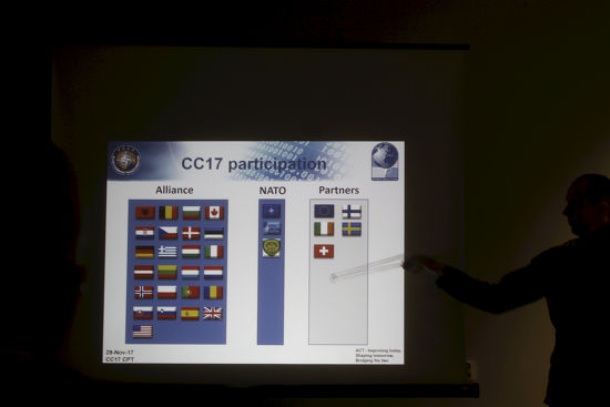 Instructor Points Screen Nato Member States Editorial Stock Photo ...