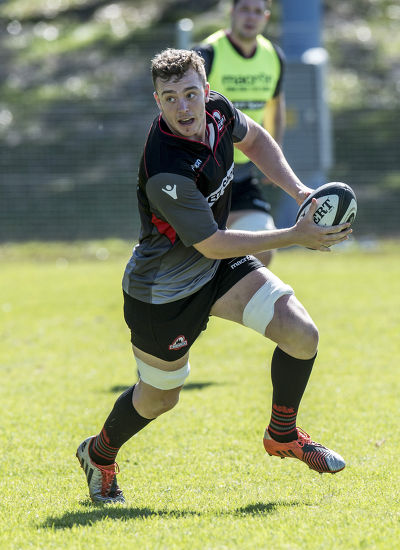 Lewis Carmichael Edinburgh Rugby Lock During Editorial Stock Photo ...