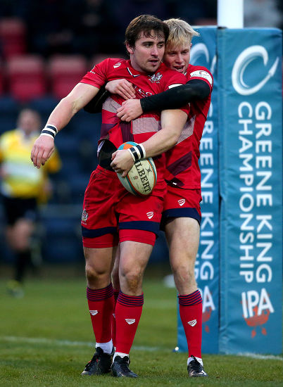 Rhodri Williams Bristol Rugby Celebrates Mat Editorial Stock Photo ...