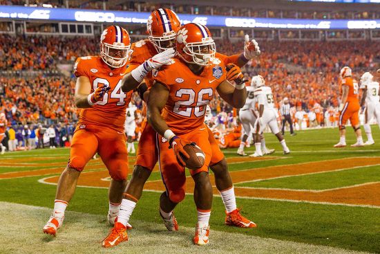 Clemson Running Back Adam Choice 26 Editorial Stock Photo - Stock Image ...