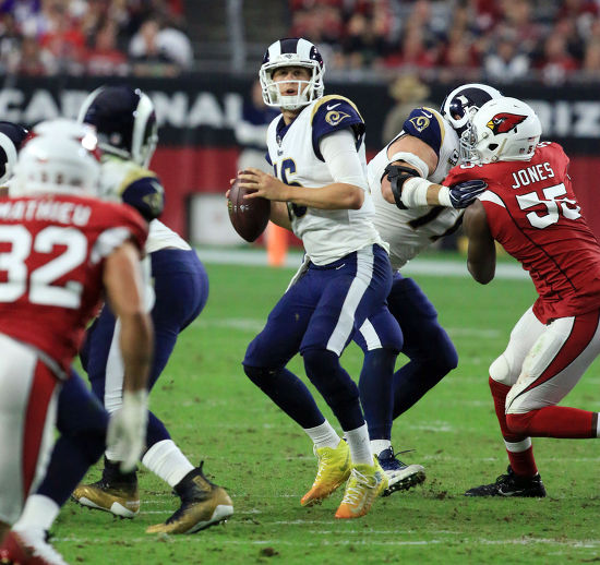 Los Angeles Rams Jared Goff Looks Editorial Stock Photo - Stock Image ...