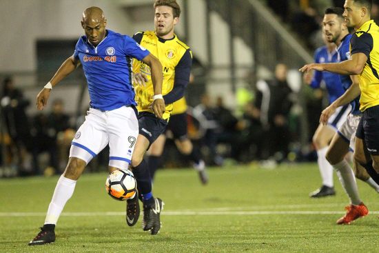 Calvin Andrew Shoots During Fa Cup Editorial Stock Photo - Stock Image ...