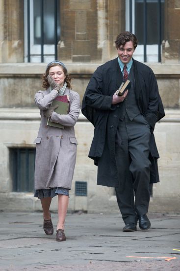 Sophie Cookson Tom Hughes On Set Editorial Stock Photo - Stock Image ...