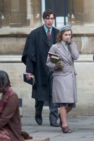 Sophie Cookson Tom Hughes On Set Editorial Stock Photo - Stock Image ...