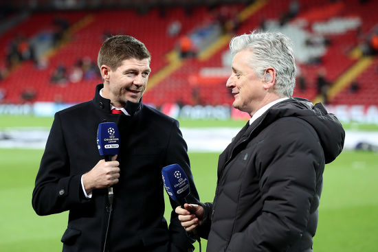 Bt Sport Commentator Steven Gerrard Pitch Editorial Stock Photo - Stock ...