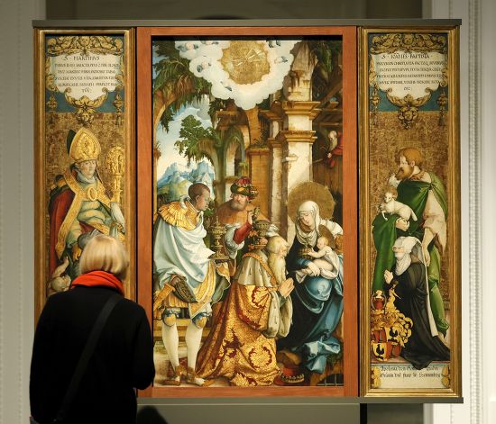 Visitor Looks Former High Altar Retable Editorial Stock Photo - Stock ...