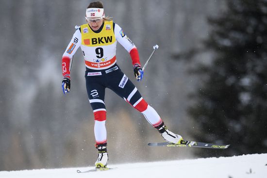Maiken Caspersen Falla Norway Action During Editorial Stock Photo ...