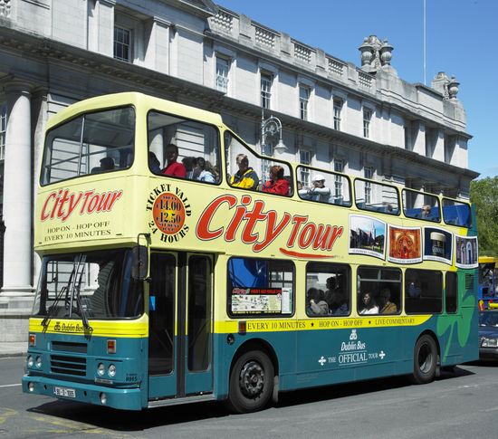 Tourist Bus Dublin Ireland Editorial Stock Photo - Stock Image ...