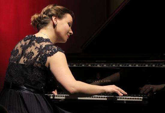 Russian Pianist Maria Nemtsova Performs During Editorial Stock Photo ...