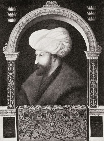 Mehmed Ii 1432 1481 Aka Mehmed - Foto de stock de contenido editorial ...