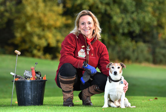 Louise Chapman Lady Mole Catcher Photographed Editorial Stock Photo ...