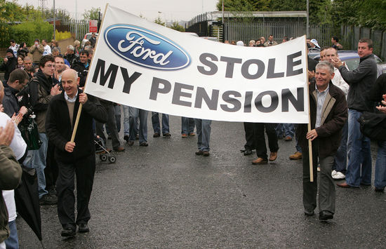 Visteon Pensioners Jack Colligan L Gerry Editorial Stock Photo - Stock ...