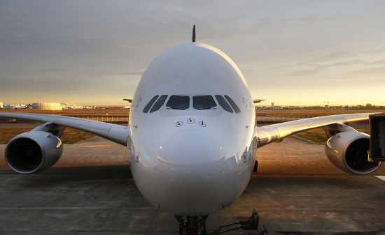 General View On Airbus A380 Aircraft Editorial Stock Photo - Stock ...