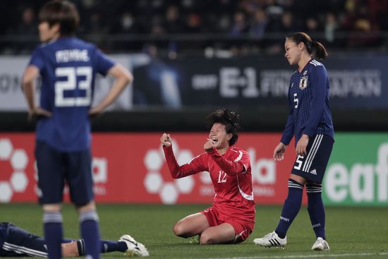 North Koreas Forward Kim Yunmi C Editorial Stock Photo - Stock Image ...