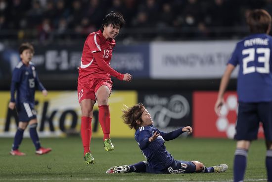 North Koreas Forward Kim Yunmi 2l Editorial Stock Photo - Stock Image ...