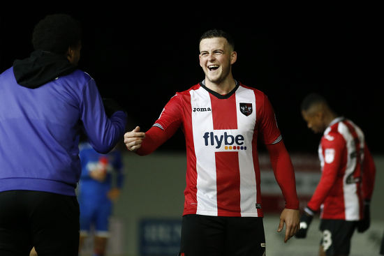 Jordan Mooretaylor Exeter City Celebrates After Editorial Stock Photo ...