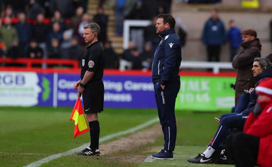 Darren Sarll Manager Stevenage Looks On Editorial Stock Photo - Stock ...
