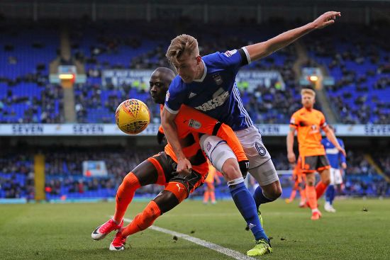 Adam Webster Ipswich Town Battles Modou Editorial Stock Photo - Stock ...