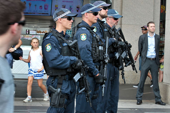 Nsw Riot Squad Police Officers Seen Editorial Stock Photo - Stock Image ...