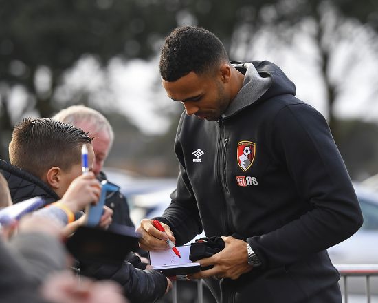 Callum Wilson Afc Bournemouth Signs Autograph Editorial Stock Photo ...