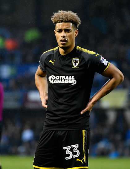 Lyle Taylor 33 Afc Wimbledon During Editorial Stock Photo - Stock Image ...
