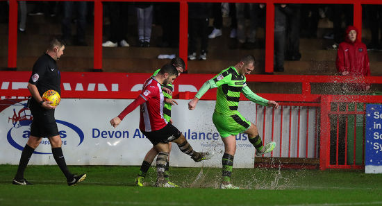 Jordan Mooretaylor Exeter City Lee Collins Editorial Stock Photo ...