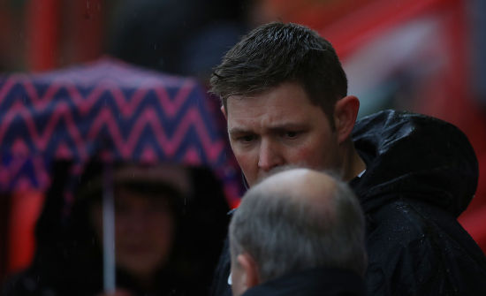 Referee Brett Huxtable Talks Fourth Official Editorial Stock Photo ...