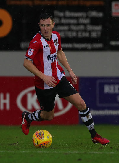 Jordan Tillson Exeter City On Break Editorial Stock Photo - Stock Image ...