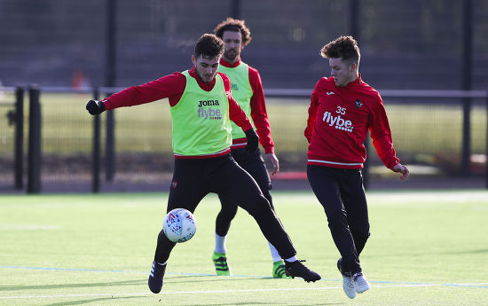Jordan Mooretaylor Exeter City Battles Ball Editorial Stock Photo ...