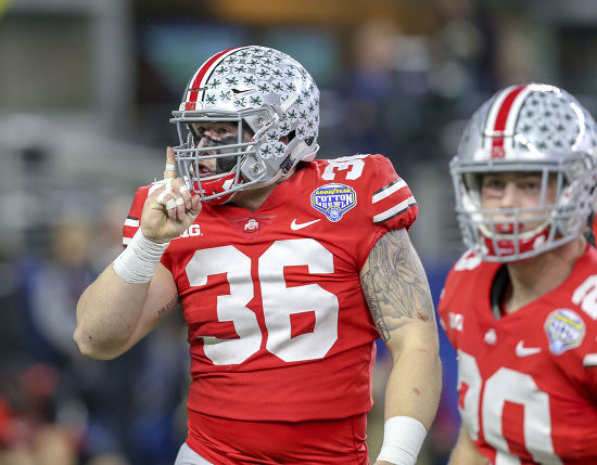 Ohio State Buckeyes Linebacker Zach Turnure Editorial Stock Photo ...