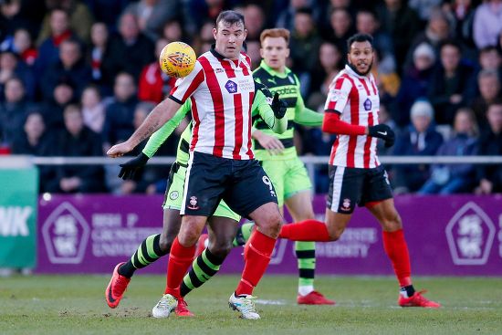 Lincoln City Forward Matt Rhead 9 Editorial Stock Photo - Stock Image ...
