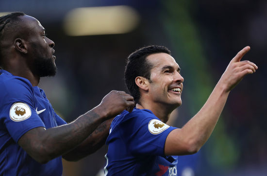 Pedro Rodriguez Chelsea Celebrates Scoring Third Editorial Stock Photo ...