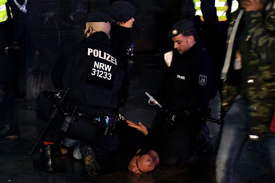 German Police Officers Arrest Man Front Editorial Stock Photo - Stock ...