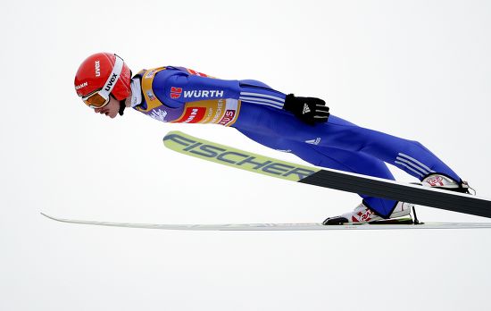 Richard Freitag Germany Airborne During Trial Editorial Stock Photo ...